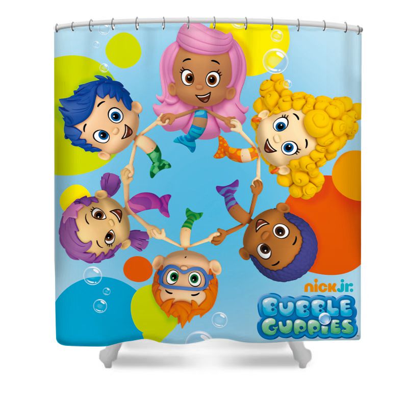 Bubble Guppies Shower Curtain, Grouper Nonny Molly Onna Deema ...